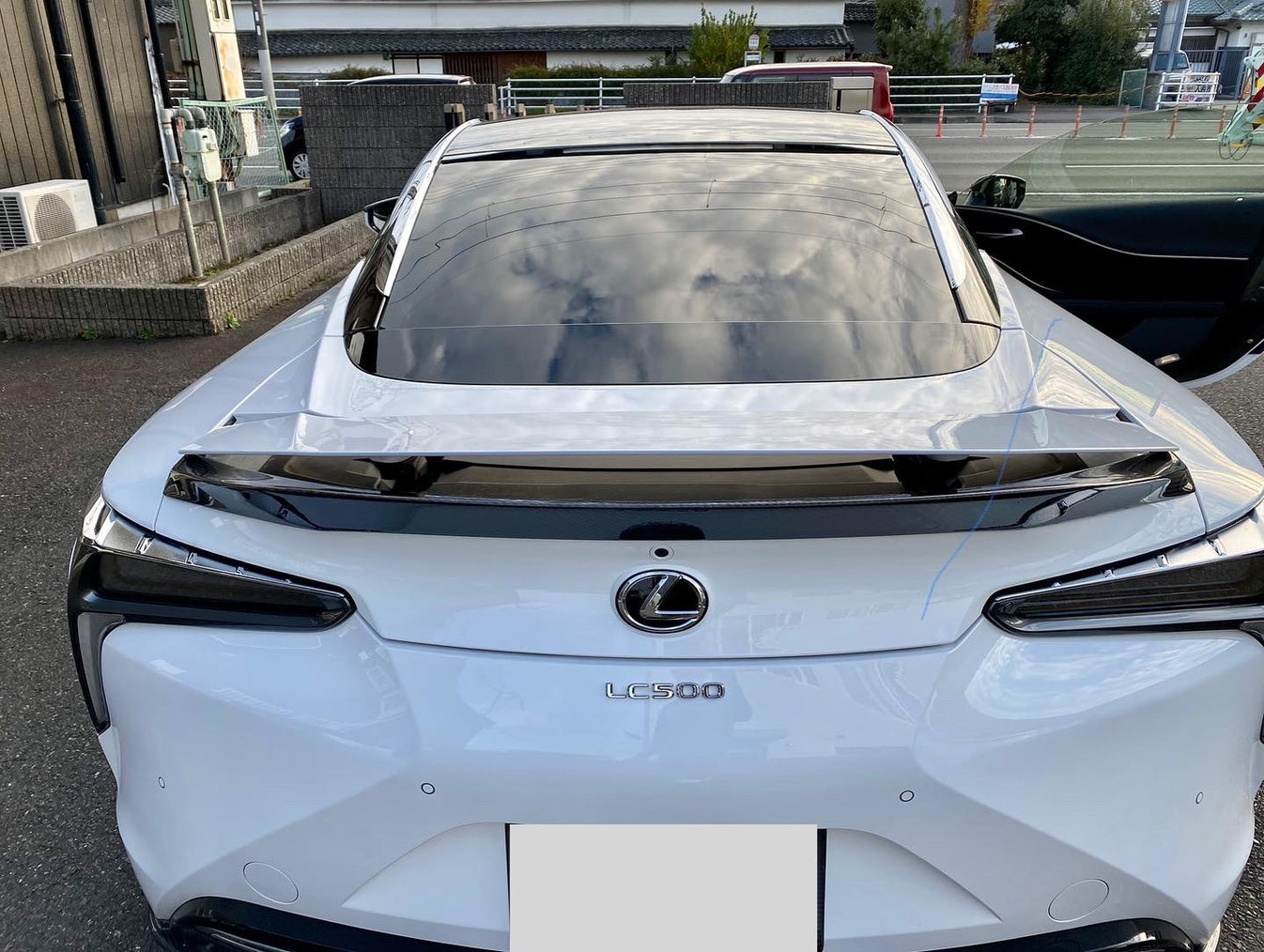 LEXUS LC500 Coupe CARBON TRUNK SPOILER CLEAR PAINTED FINISH – Carbon ...