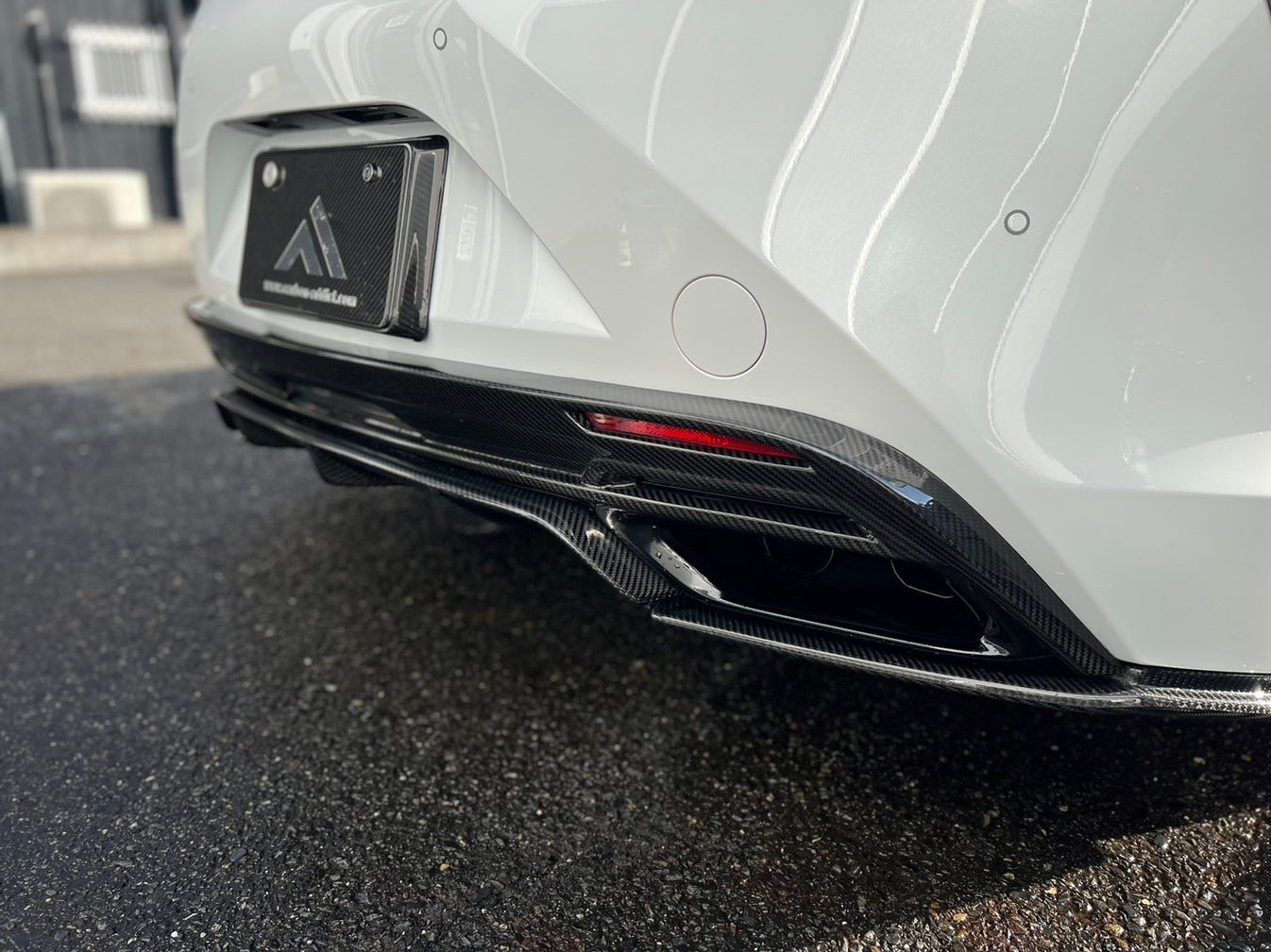 Lexus LC500 Dry Carbon Rear Bumper lower Cover – Carbon Addict On Line ...